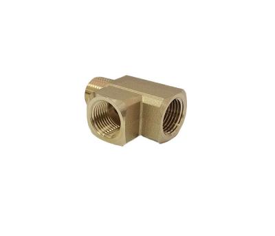 Cina Ottone di CNC 90 maschio del NPT del gomito 3/8 di grado 3/8