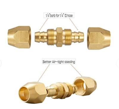 China 1/4 Inch Air Compressor Hose Fittings HPT Air Reusable Hose Splice Kit for sale