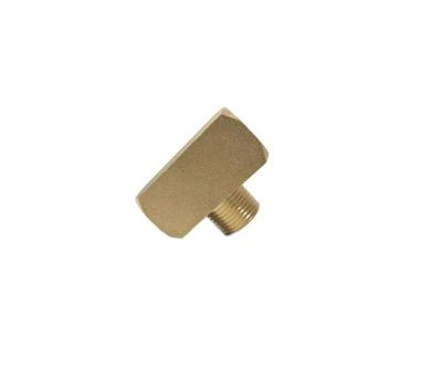 Cina T d'ottone senza piombo che misura 1/4NPT maschio * 1/4NP maschio * femmina 1/4NPT in vendita