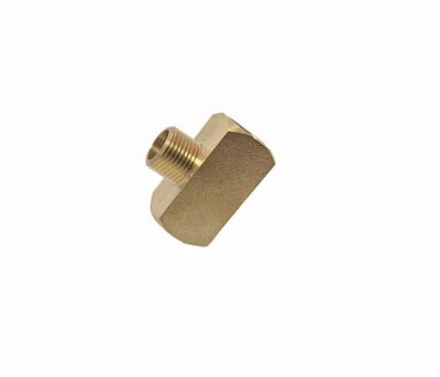Cina T d'ottone forgiato che misura 3/8NPT maschio * 3/8NP maschio * femmina 3/8NPT in vendita