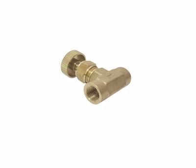 Cina Valvola a spillo d'ottone ad alta pressione 3/8 NPT X maschio 3/8 di femmina del NPT in vendita