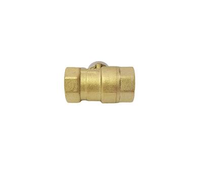 Cina Palla d'ottone Vlave del filo di 1/2 Npt con la maniglia nichelata in vendita