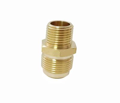Cina Capezzolo d'ottone della sfortuna del montaggio di metropolitana del chiarore X 1/2 NPT del sindacato 3/4 di metà in vendita