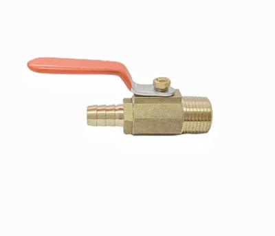 Cina Valvola a sfera d'ottone senza piombo C69300 per il filo di 1/2 ' NPT in vendita