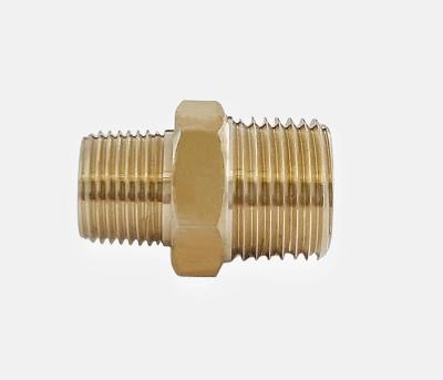 Cina Capezzoli d'ottone d'ottone uguali maschii della sfortuna di accessorio per tubi di 1/2 NPT *3/8Male Npt in vendita