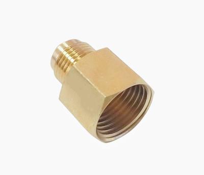 China Adattatore maschio di CNC dell'accessorio per tubi di pollice d'ottone del NPT 1/2 e chiarore maschio di 1/2 for sale