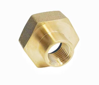 Cina montaggi d'ottone senza piombo del filo di 3/4Inch GHT con la guarnizione nera in vendita
