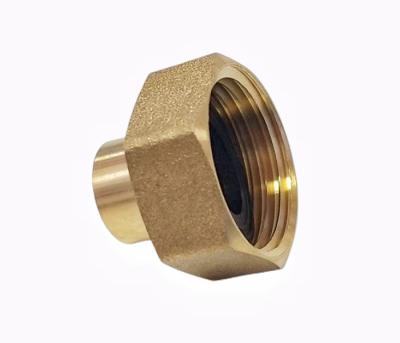 Cina montaggi d'ottone senza piombo del filo di 3/4Inch GHT con la guarnizione nera in vendita