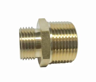 Cina Esagono diritto d'ottone che riduce il filo maschio del NPT del maschio *1/2 del capezzolo 3/8 in vendita