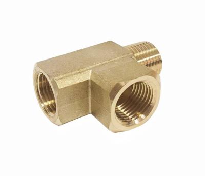 Cina Ottone di CNC femmina del maschio 1/2» NPT del gomito 1/2 NPT da 90 gradi in vendita