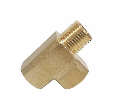 Cina Ottone di CNC femmina del maschio 1/2» NPT del gomito 1/2 NPT da 90 gradi in vendita