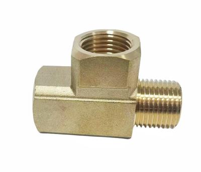 Cina Ottone di CNC femmina del maschio 1/2» NPT del gomito 1/2 NPT da 90 gradi in vendita