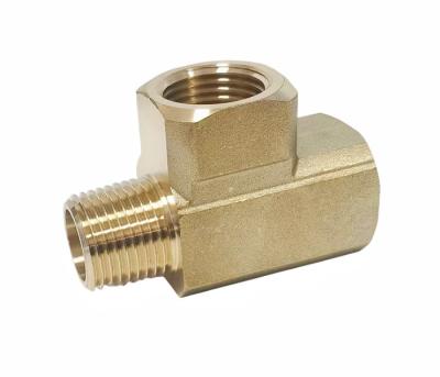 Cina Maschio d'ottone del NPT del gomito 1/4 di grado dei montaggi d'ottone del tubo filettato dell'OEM 90 1/4