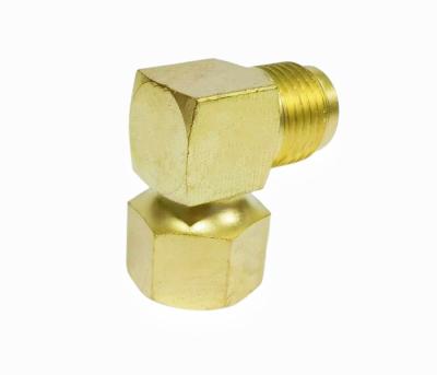 Cina 1/4inch si svasano ottone che d'ottone senza piombo dei montaggi un gomito da 90 gradi ha infilato inossidabile in vendita