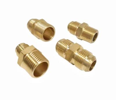 Cina Gli accessori per tubi d'ottone maschii di CNC NPT indossano la resistenza forniscono i servizi dell'OEM in vendita