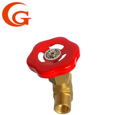 Cina valvola a spillo d'ottone maschio maschio di 3/8in NPT, valvola di mandata d'ottone dell'ANSI di JIS in vendita