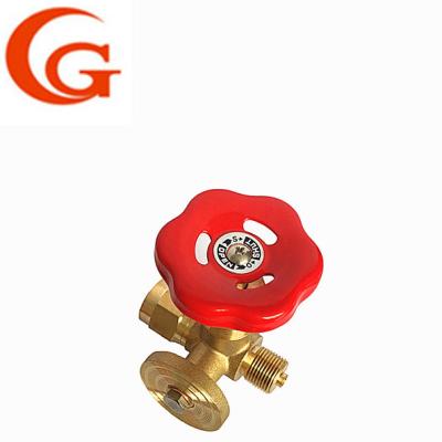 Cina Valvole d'ottone del rubinetto di chiusura del manometro femminile dell'OEM 3/8in in vendita