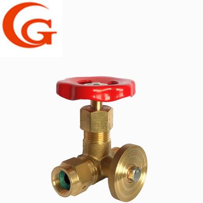 Cina Valvole d'ottone del rubinetto di chiusura del manometro femminile dell'OEM 3/8in in vendita