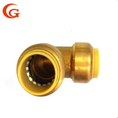 China 90degree Push To Connect Pex Copper CPVC Brass Tee Fitting for sale