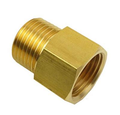 Cina Femmina d'ottone del maschio x 1/2 NPT dell'adattatore 1/2 BSPT dell'accessorio per tubi in vendita