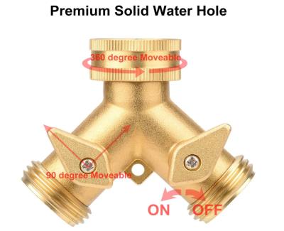 Cina 3/4 in valvola d'ottone del tubo flessibile Y dell'acqua, separatore del tubo flessibile di modo di JIS 2 in vendita