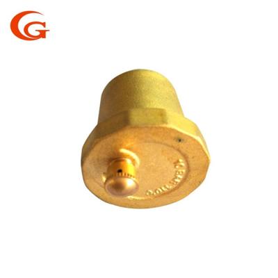 Cina valvola di sfiatatoio d'ottone di 1/2», valvola d'arresto del gas d'ottone di CNC in vendita