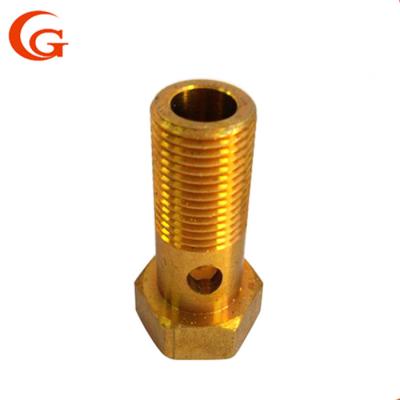China B124 150 PSI Lead Free Thread Hexagonal Brass Compression Fitting for sale