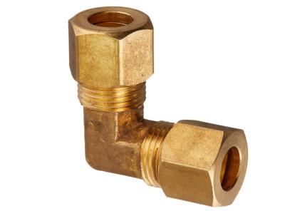 China OEM Round 3/4'' 90 Degree Brass Compression Fitting for sale