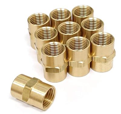 Cina Montaggio di metropolitana d'ottone a 1/4 pollici del NPT X a 1/4 pollici NPT dell'accoppiamento del capezzolo in vendita