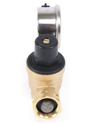 Cina Regolatore di pressione d'ottone dell'acqua di pollice di CNC 1/2 con la rete del filtro da acqua in vendita