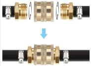 China CNC Garden Hose Connection 3/4'' Brass Tee Fitting for sale
