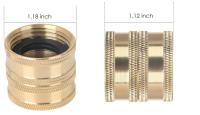 China CNC Garden Hose Connection 3/4'' Brass Tee Fitting for sale