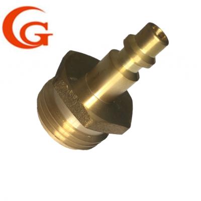 Cina Lo spegnere dell'ottone di CNC tappa l'adattatore di rame d'ottone senza piombo dello scoppio degli accessori per tubi in vendita
