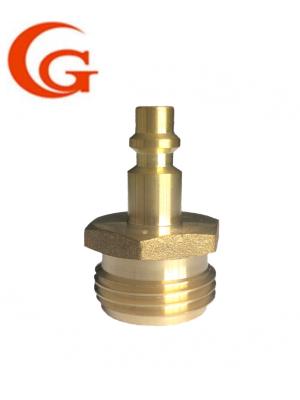 Cina Lo spegnere dell'ottone di CNC tappa l'adattatore di rame d'ottone senza piombo dello scoppio degli accessori per tubi in vendita