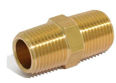 Cina Nippli d'ottone dell'adattatore dei montaggi della sfortuna solida d'ottone a 5/8 pollici del NPT in vendita