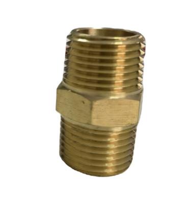 Cina I capezzoli d'ottone della sfortuna del Npt il NPT *1/2 del maschio maschio di 1/2 uguagliano l'adattatore d'ottone del tubo in vendita