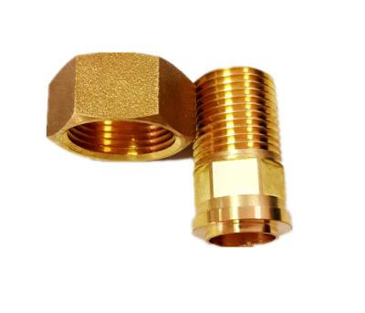 Cina filo d'ottone senza piombo del connettore BSP NPT del tubo dei montaggi di tubo flessibile del giardino 1.6Mpa in vendita