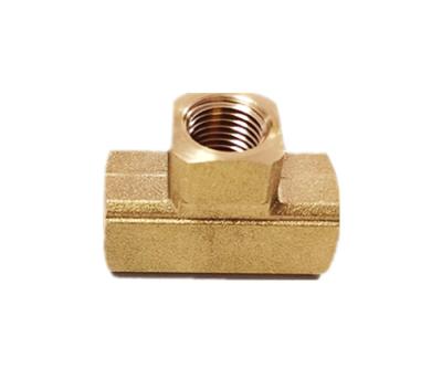 中国 3/8NPT* 3/8NP* 3/8NPTの無鉛女性の真鍮のティーの一致 販売のため