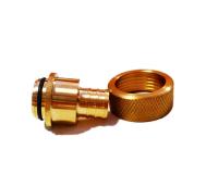 China Male thread Lead Free Brass Fitting For Pipe Using CNC for sale