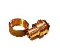 China Male thread Lead Free Brass Fitting For Pipe Using CNC for sale