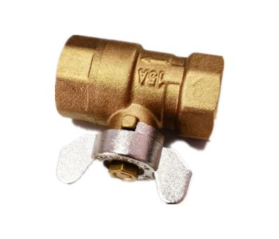 China 1/2 Wijfje van de MessingsKogelklep en Wijfje met Vlinderhandvat Te koop