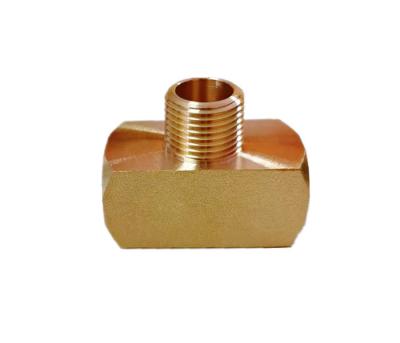 Cina T d'ottone femminile che misura 3/8NPT maschio * maschio 3/8NP * 3/8NPT in vendita