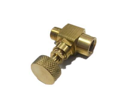 Cina 1/4 di maschio del NPT * 1/4 di alta pressione d'ottone femminile della valvola a spillo del NPT in vendita