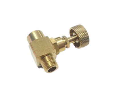 Cina 1/4 di maschio del NPT * 1/4 di alta pressione d'ottone femminile della valvola a spillo del NPT in vendita