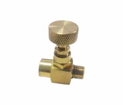 Cina 1/4 di maschio del NPT * 1/4 di alta pressione d'ottone femminile della valvola a spillo del NPT in vendita