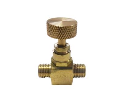 Cina 1/4 di maschio del NPT * 1/4 di alta pressione d'ottone maschio della valvola a spillo del NPT in vendita