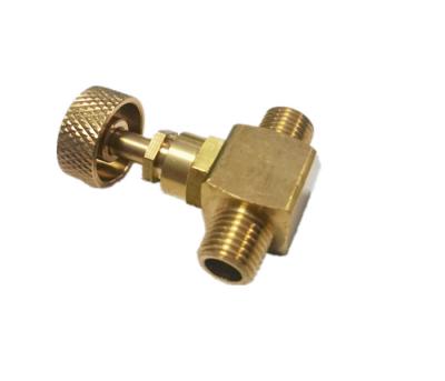Cina 1/4 di maschio del NPT * 1/4 di alta pressione d'ottone maschio della valvola a spillo del NPT in vendita