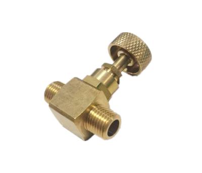 Cina 1/4 di maschio del NPT * 1/4 di alta pressione d'ottone maschio della valvola a spillo del NPT in vendita