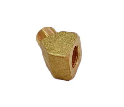 Cina Accessorio per tubi d'ottone del gomito della via da 45 gradi 1/8