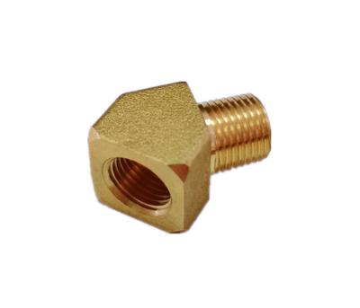Cina Accessorio per tubi d'ottone del gomito della via da 45 gradi 1/8